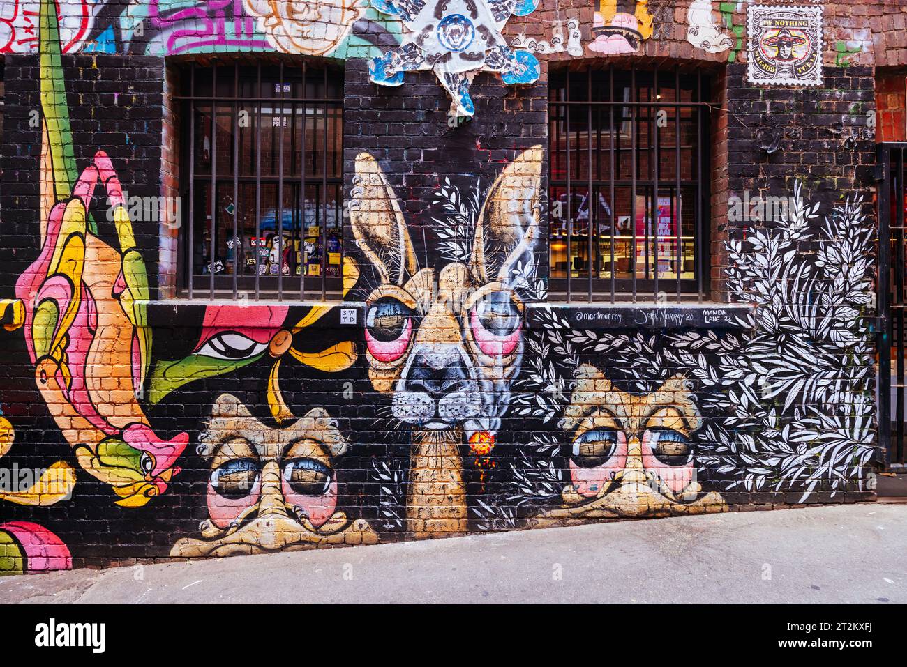 Duckboard Place Detail in Melbourne Australia Stock Photo - Alamy