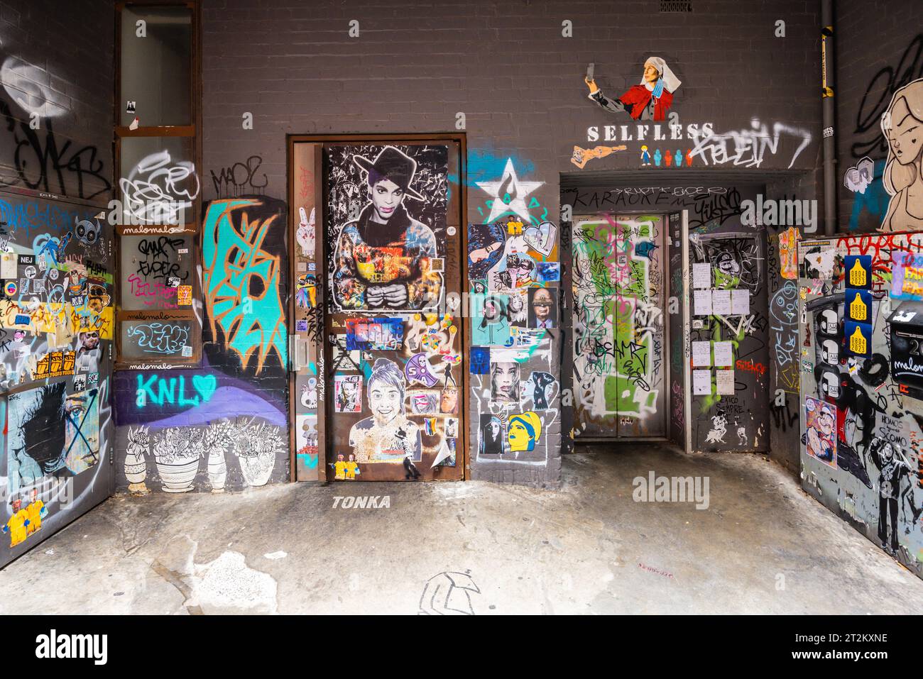 Duckboard Place Detail in Melbourne Australia Stock Photo - Alamy