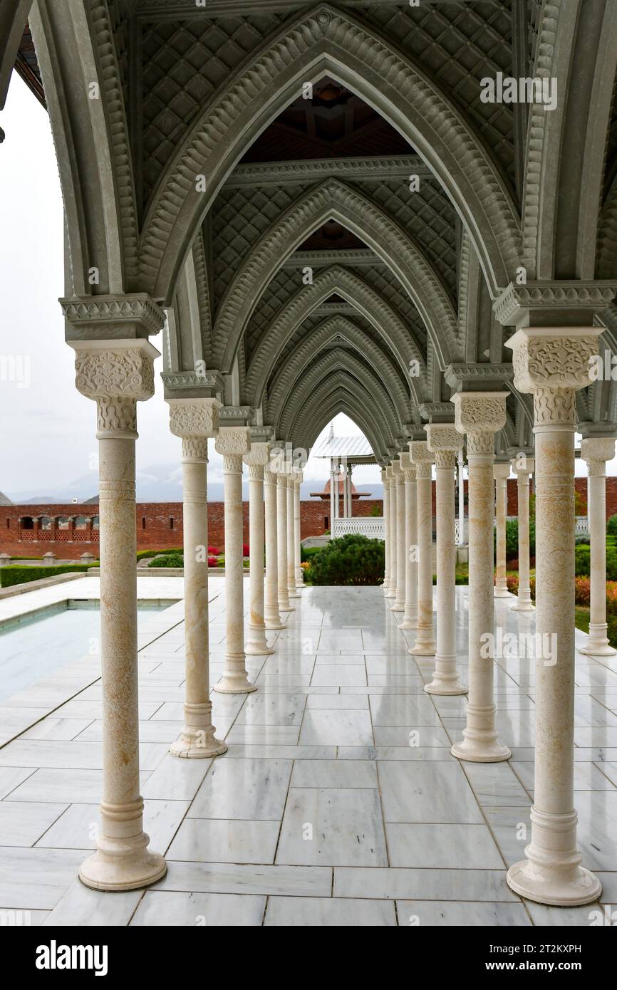 corridor of the Rabati Castle landmark of the Samtskhe Javakheti region ...