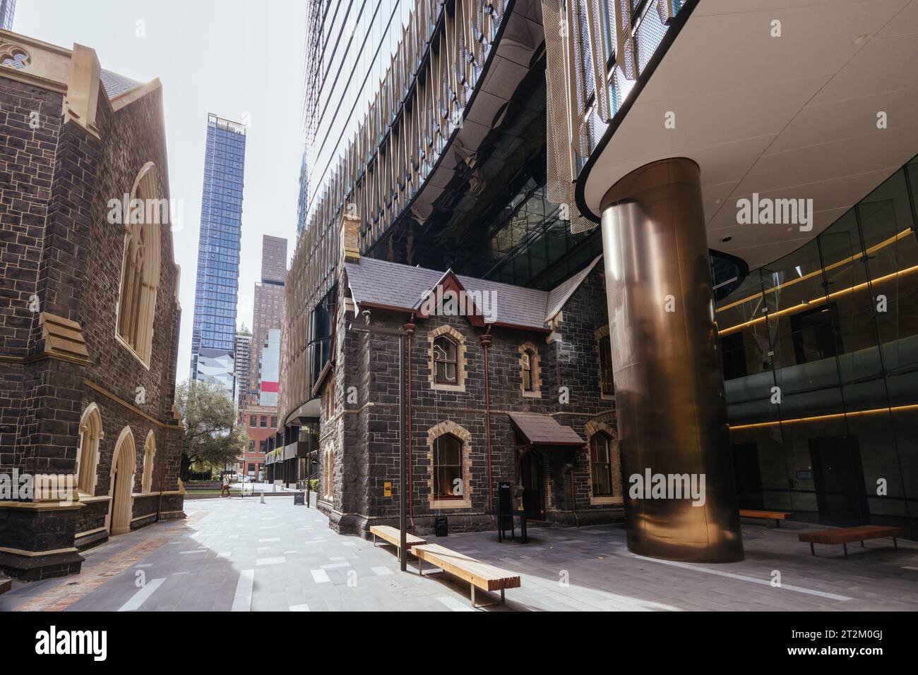 MELBOURNE, AUSTRALIA - MARCH 26, 2023 - Architectural details in ...