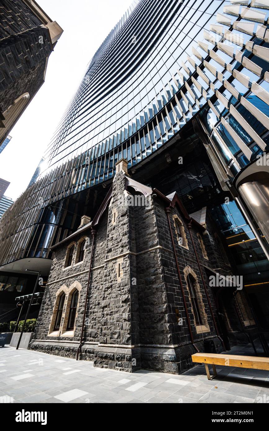 MELBOURNE, AUSTRALIA - MARCH 26, 2023 - Architectural details in ...