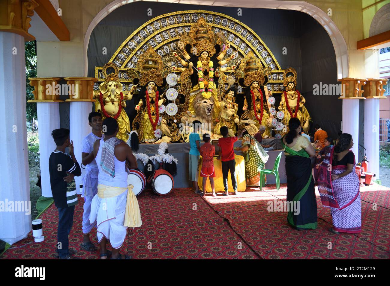 Kolkata, West Bengal, India. 20th Oct, 2023. The annual multi-day ...