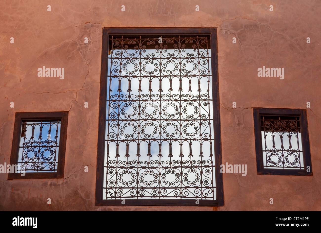 Barred windows, Marrakech, Morocco Stock Photo - Alamy
