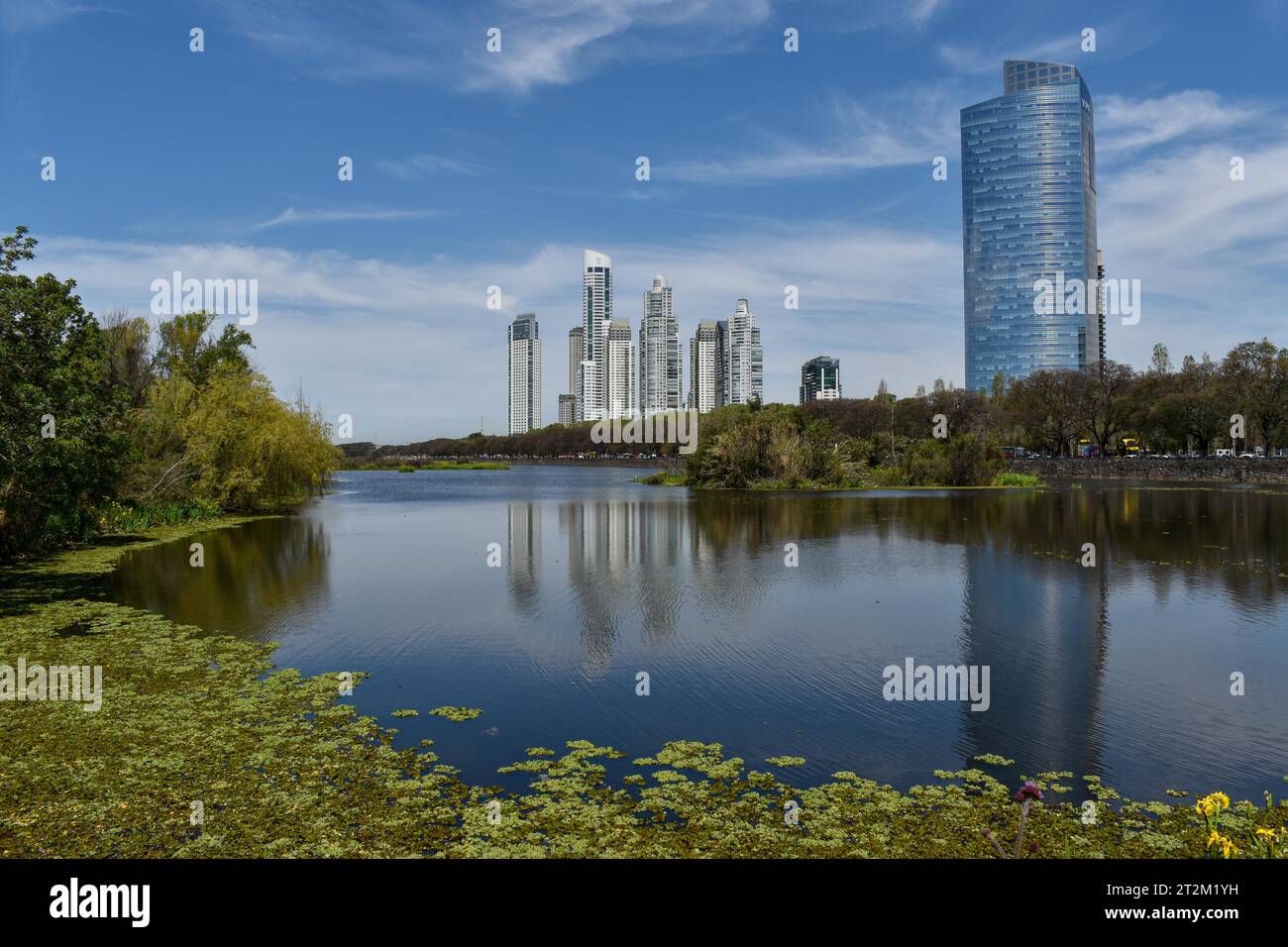 Skyline of Puerto Madero with Alvear Tower, the tallest building in ...