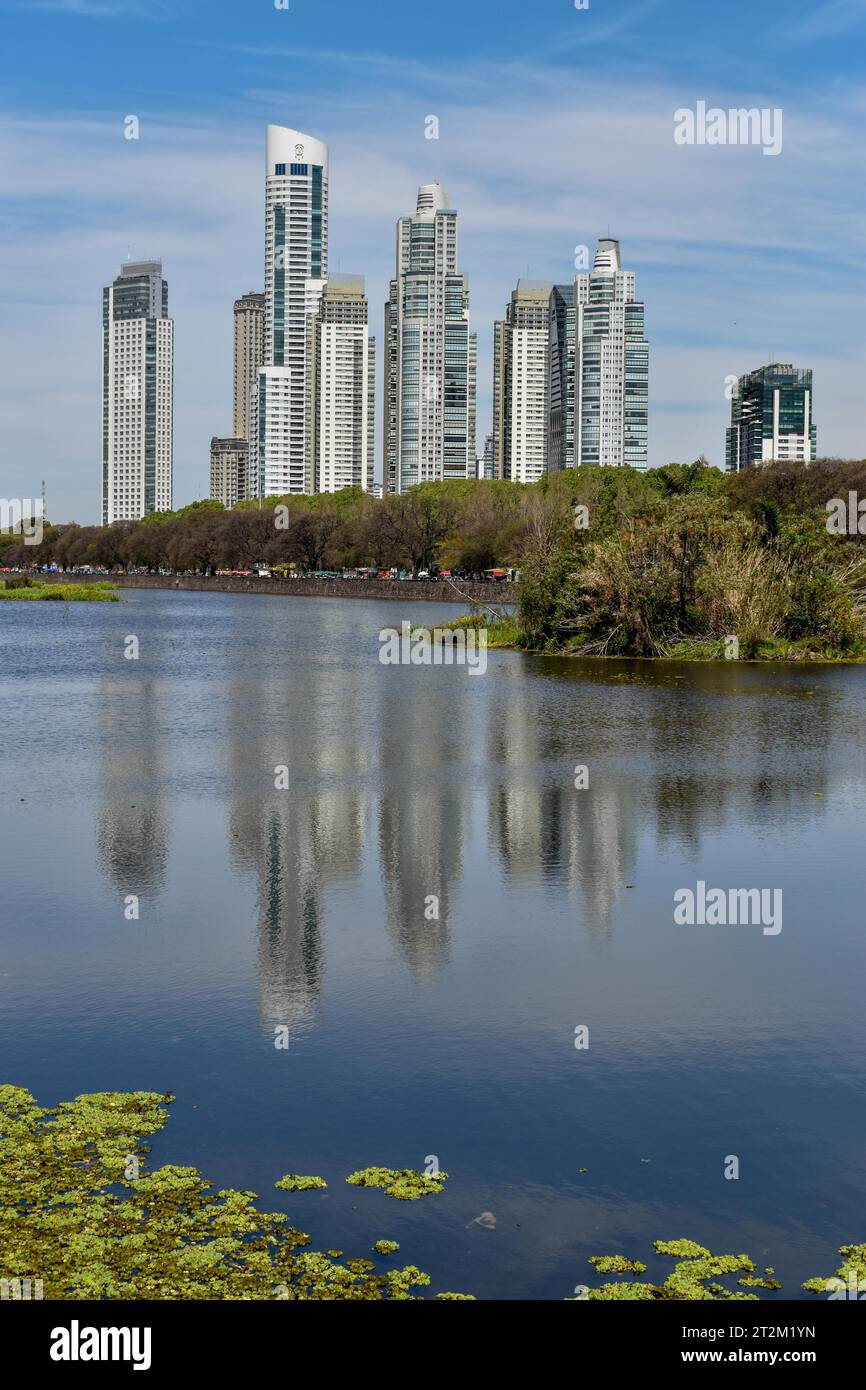 Skyline of Puerto Madero with Alvear Tower, the tallest building in ...