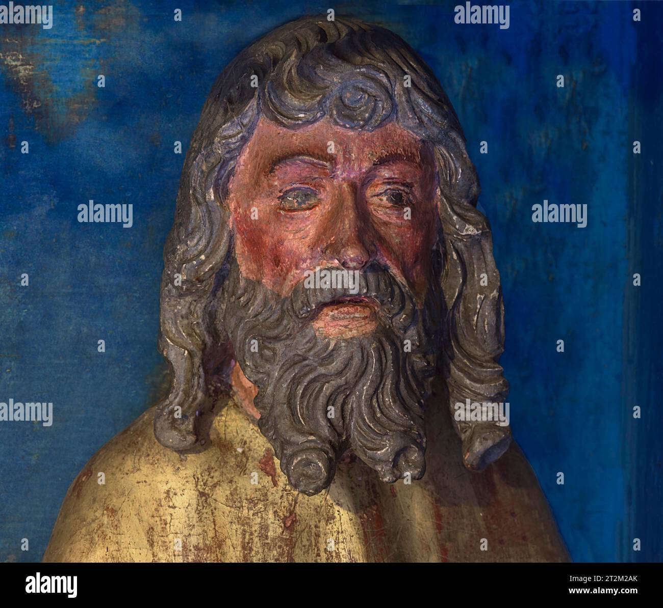 Disciples of Jesus, detail of the figuratively depicted Last Supper ...