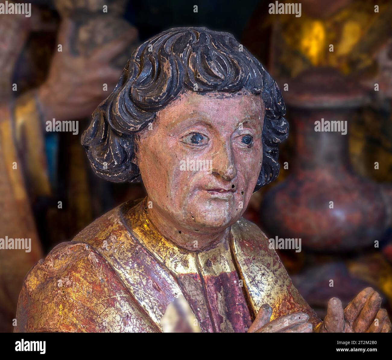 Disciples of Jesus, detail of the figuratively depicted Last Supper ...