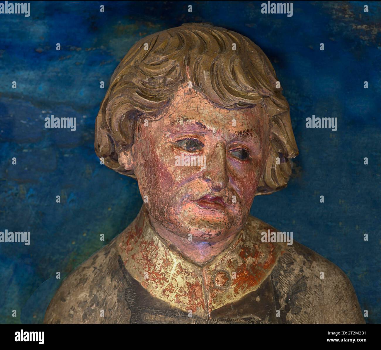 Disciples of Jesus, detail of the figuratively depicted Last Supper ...