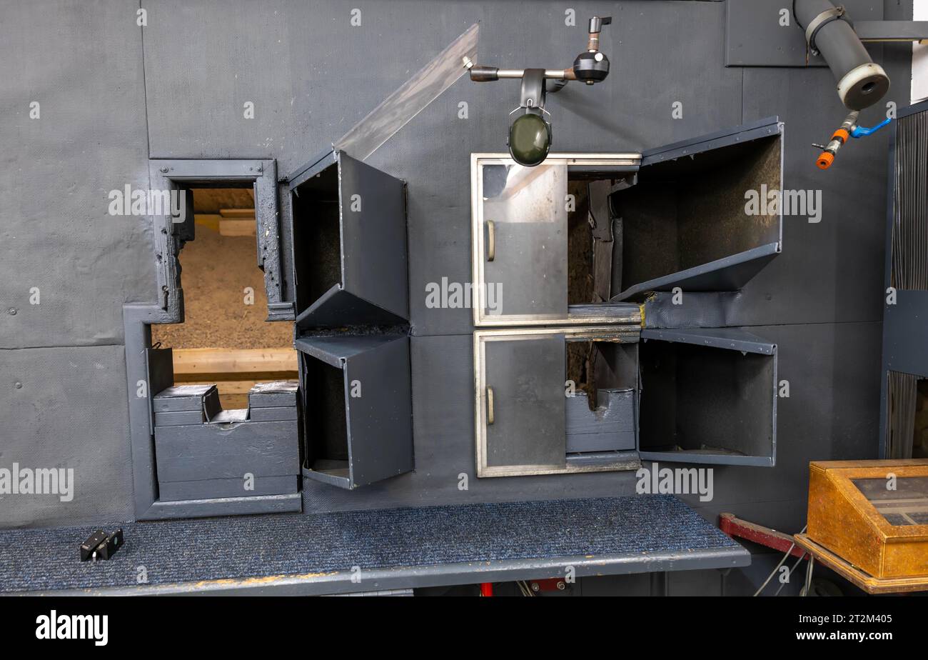 Special Test Shooting Range for Weapons in Switzerland Stock Photo - Alamy