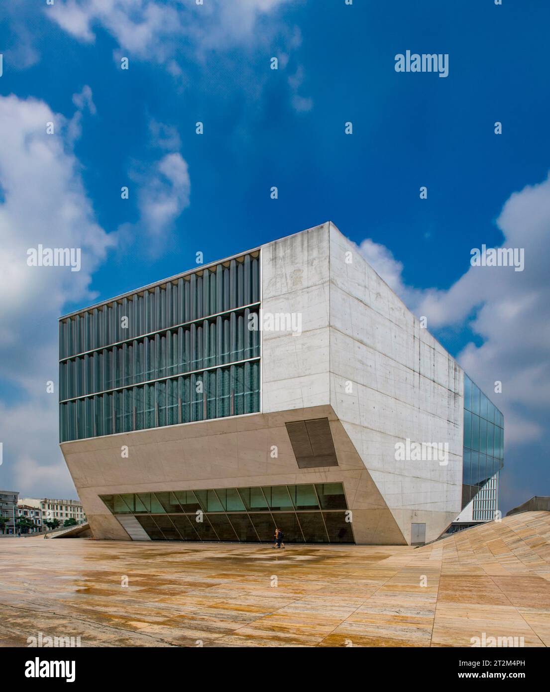 Rem Koolhaas Casa da Musica, concert hall, Porto, Portugal Stock Photo ...