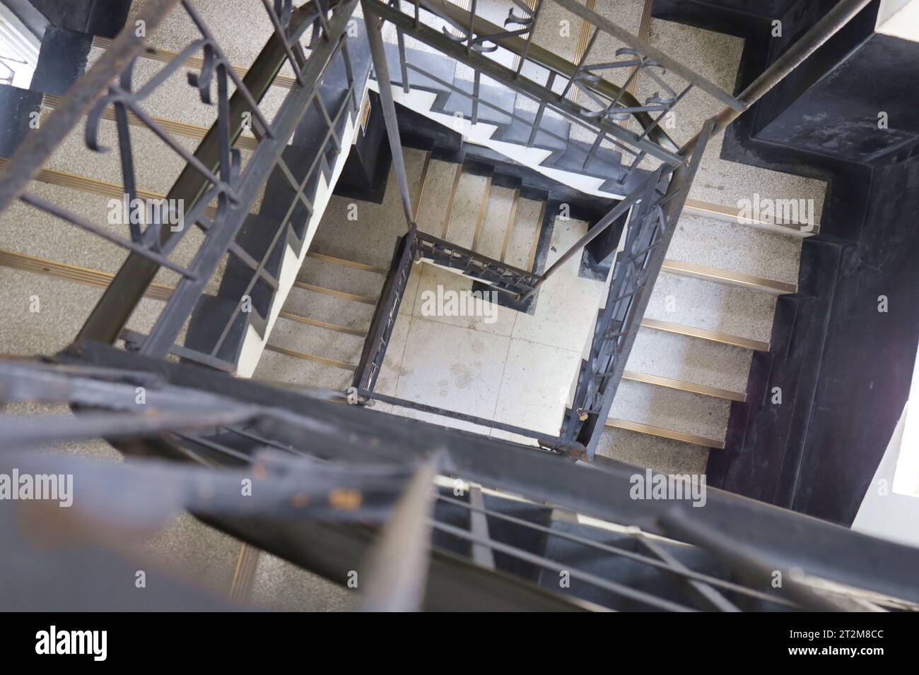 Tainan, Taiwan, September 15, 2023.The spiral staircase at the ...
