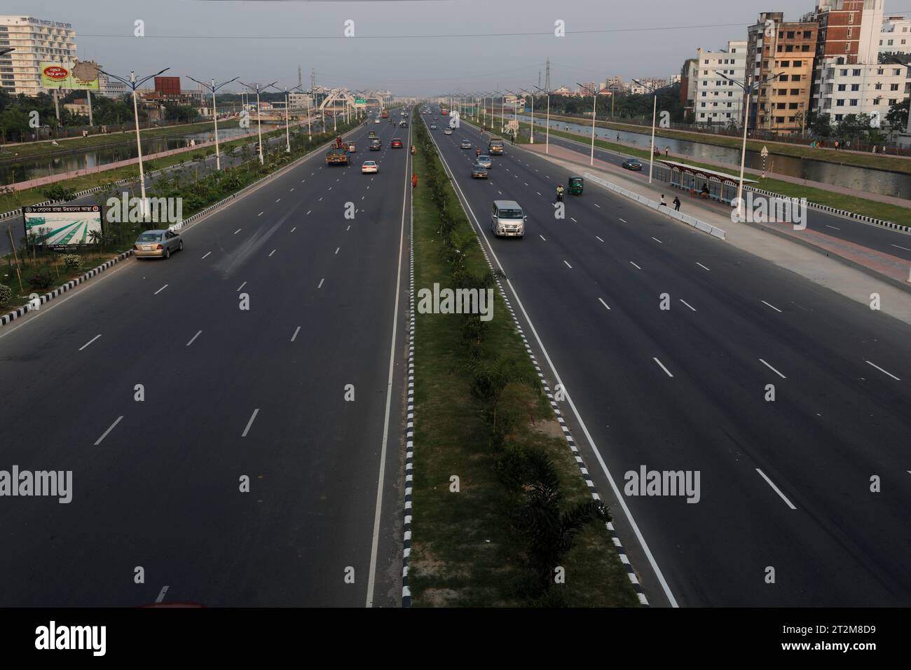 Dhaka, Bangladesh - October 20, 2023: Purbachal Expressway (300 feet ...