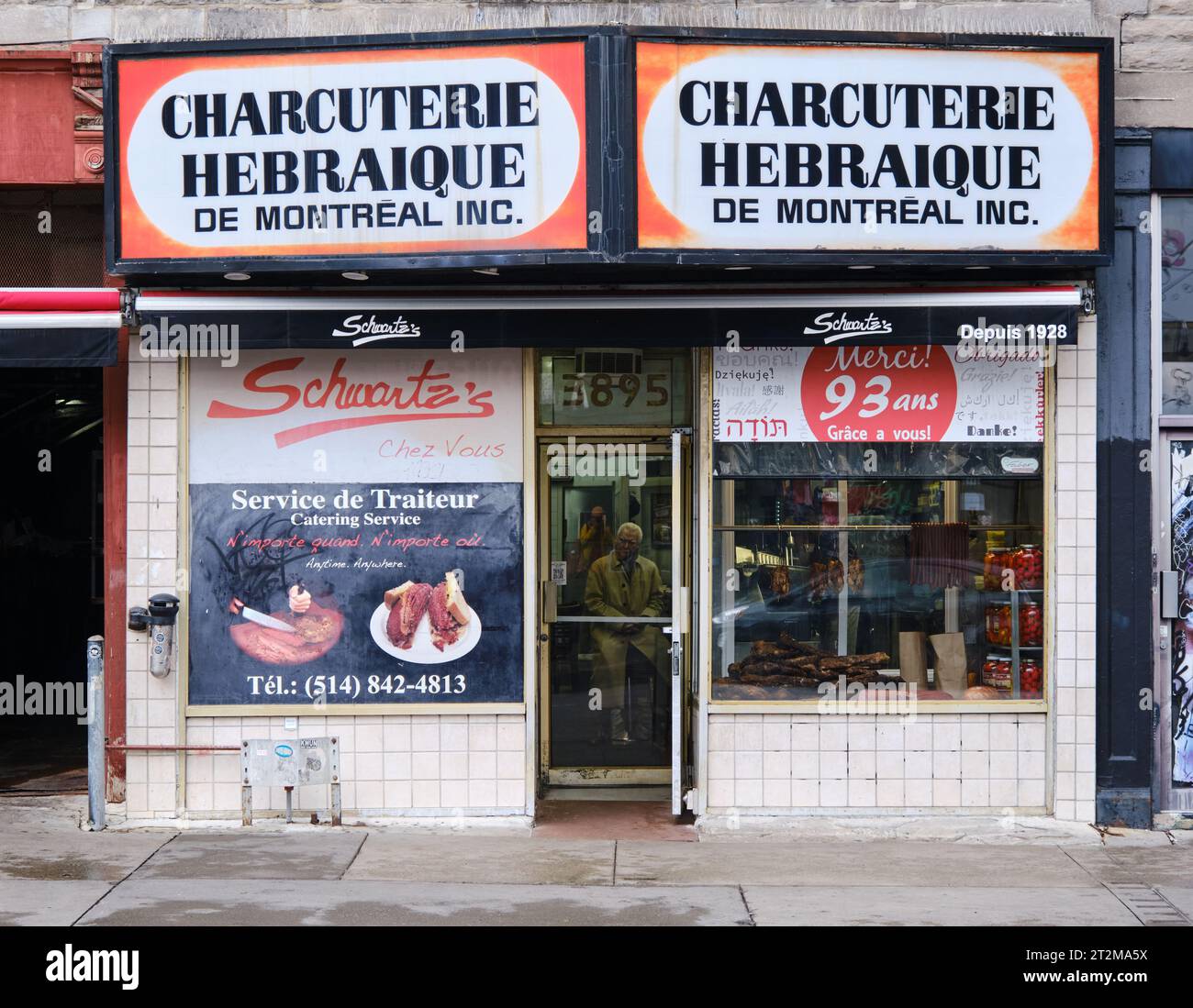 Schwartz's deli a Montreal institution serving traditional Smoked meat ...