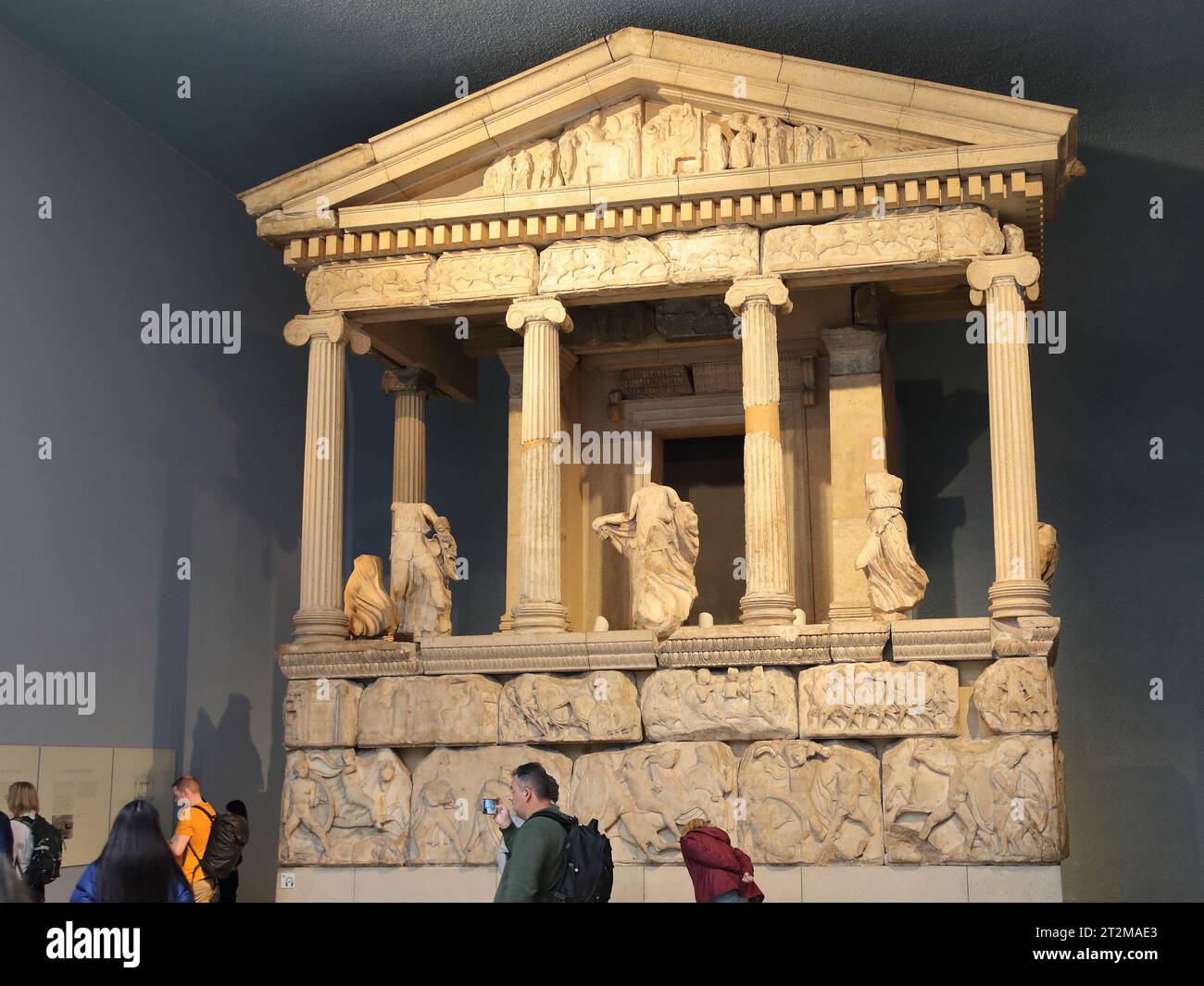 Nereid monument at the British Museum, London, UK Stock Photo - Alamy