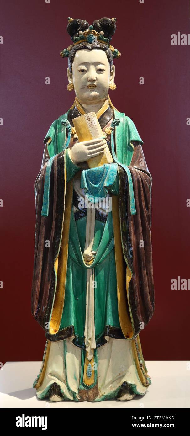 Chinese figure of an assistant to the judge of hell of the Ming Dynasty ...