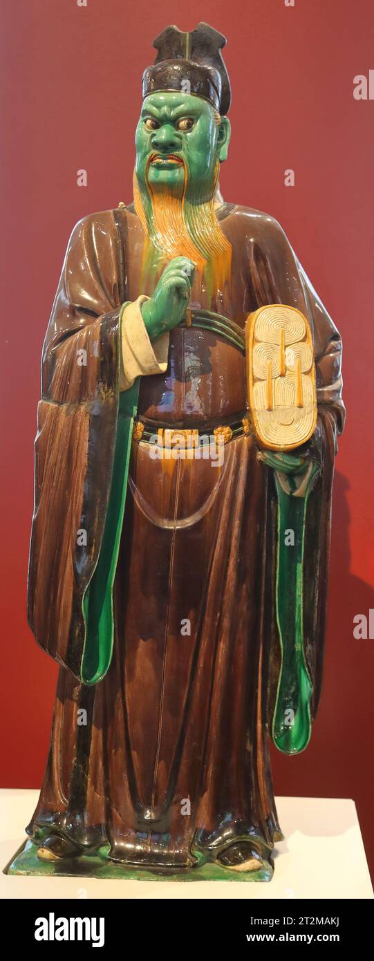 Chinese figure of an assistant to the judge of hell of the Ming Dynasty ...