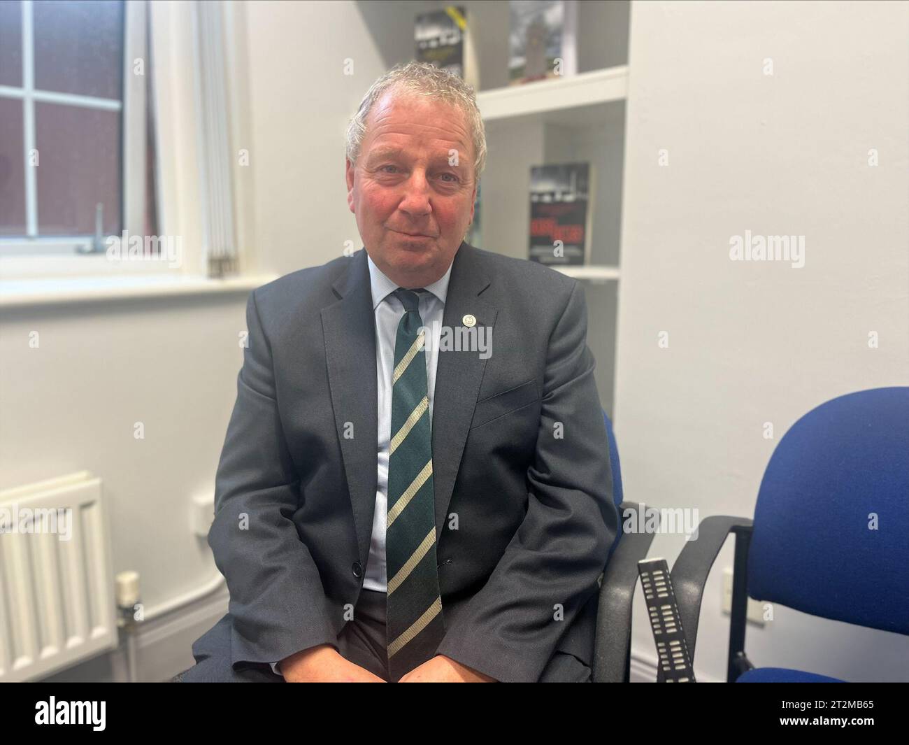 The Veterans Commissioner for Northern Ireland Danny Kinahan at an ...