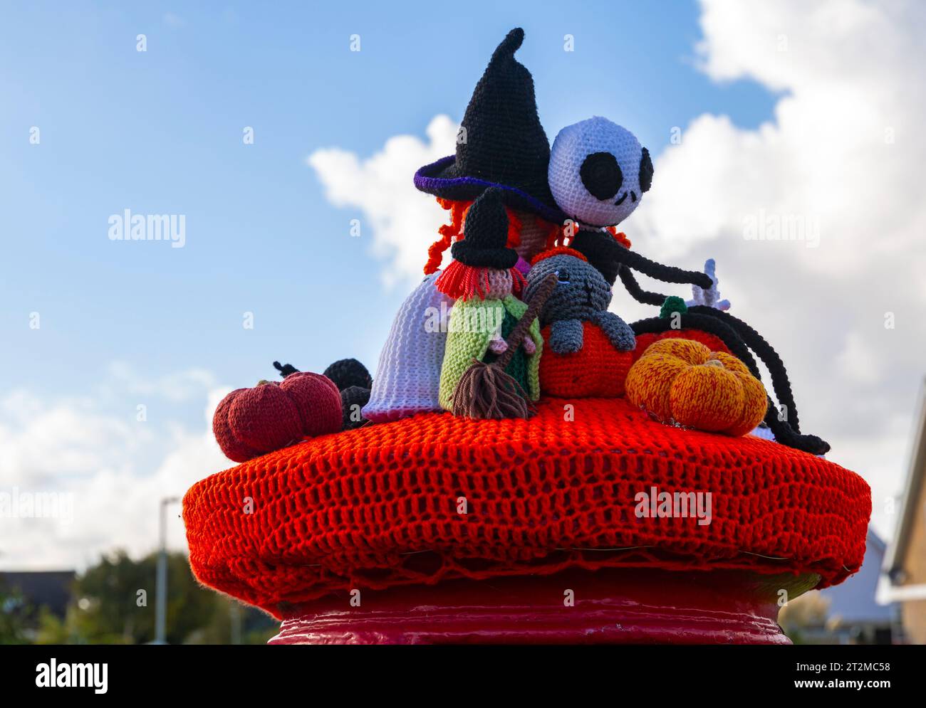 Crocheted post box topper hi-res stock photography and images - Alamy