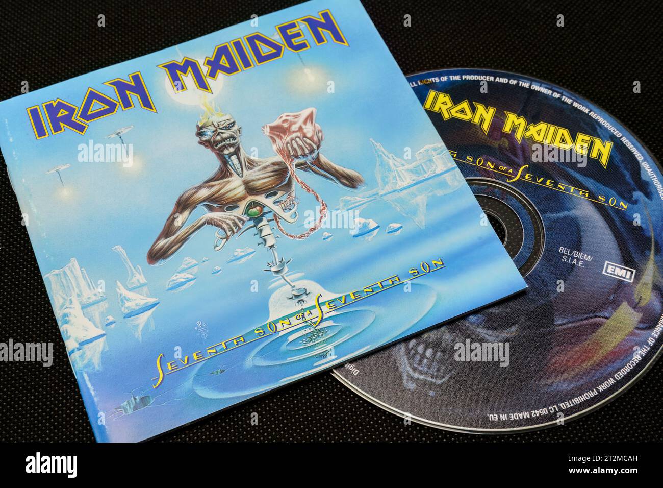 Iron Maiden - Seventh Son of a Seventh Son (1988) studio album, CD and cover art. Lahti, Finland ...