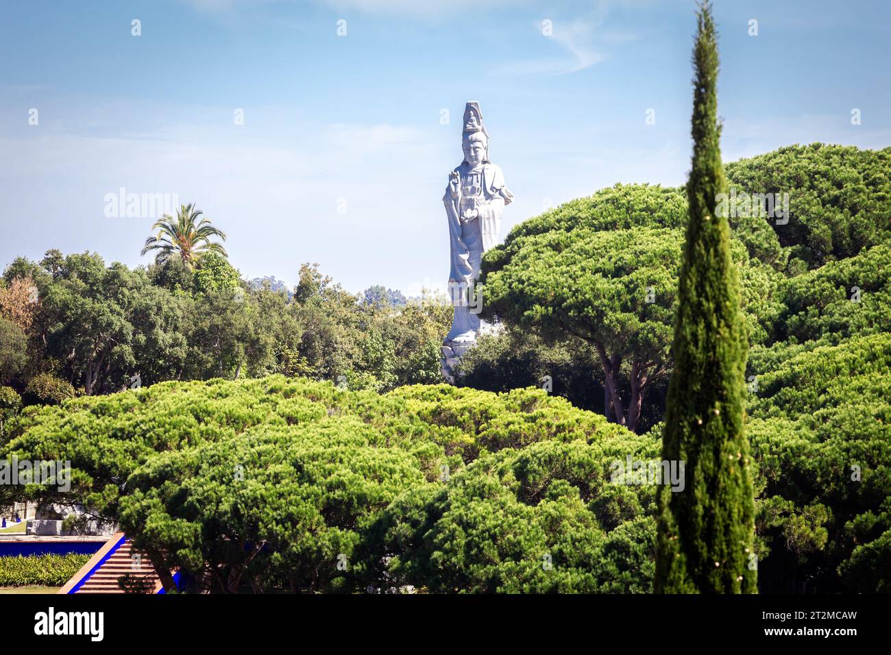 buddha statues in the famous Bacalhoa Buddha Eden Garden in Portugal ...