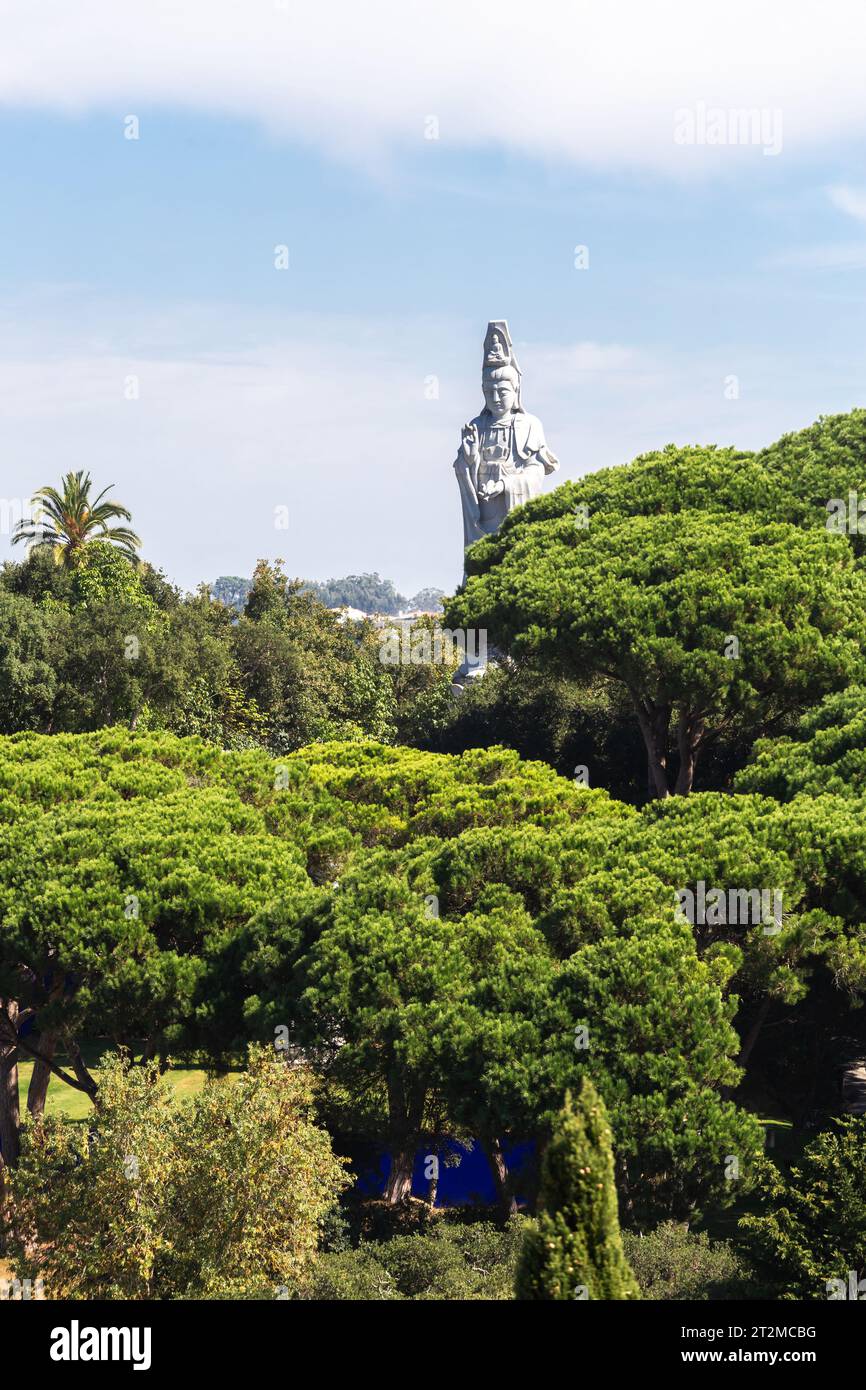 buddha statues in the famous Bacalhoa Buddha Eden Garden in Portugal ...