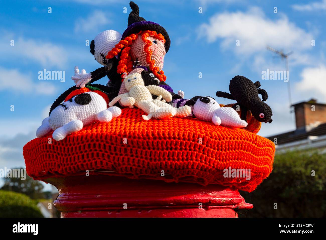 Crocheted post box topper hi-res stock photography and images - Alamy