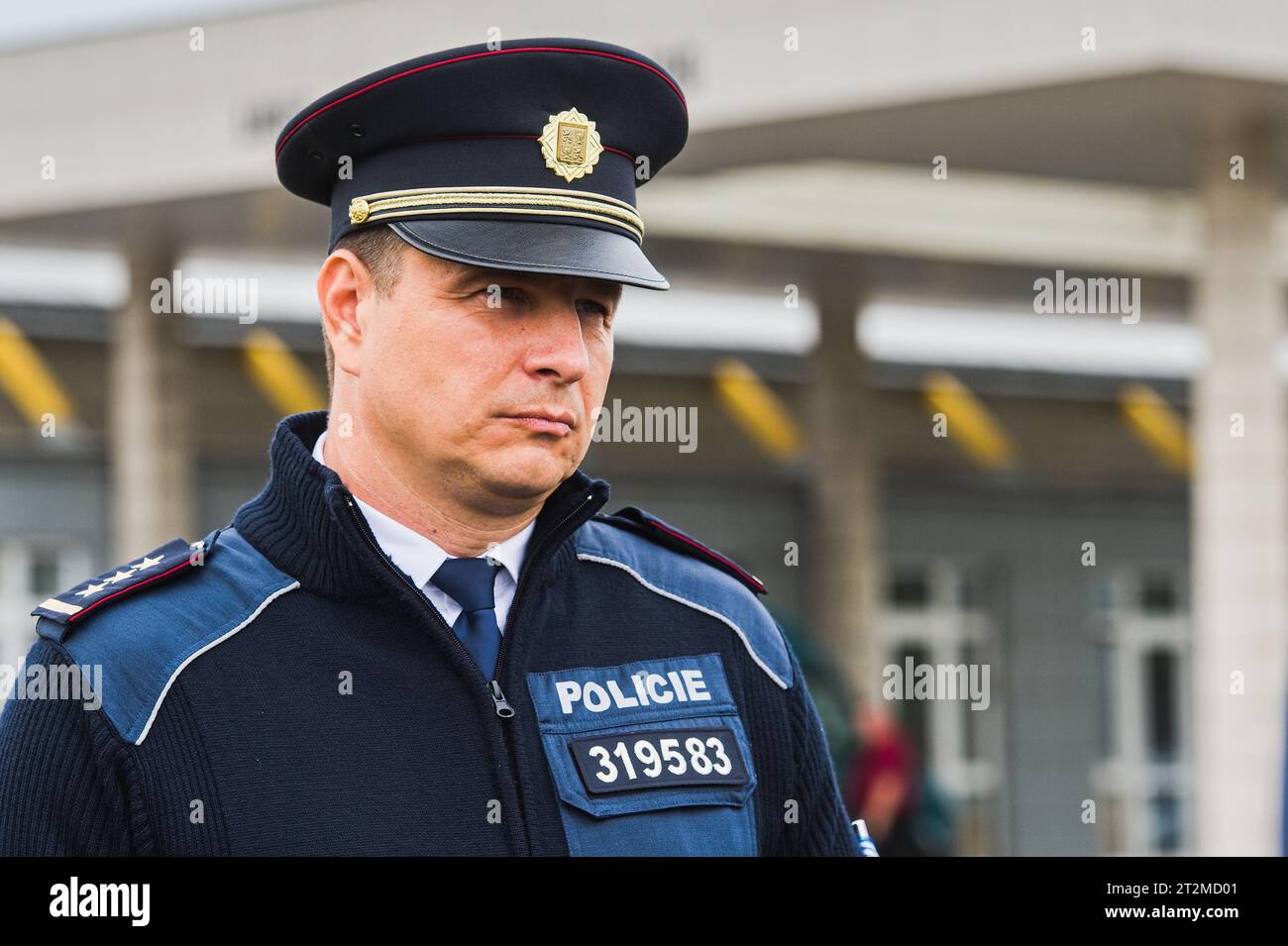 Lanzhot, Czech Republic. 20th Oct, 2023. Continuing checks at the ...