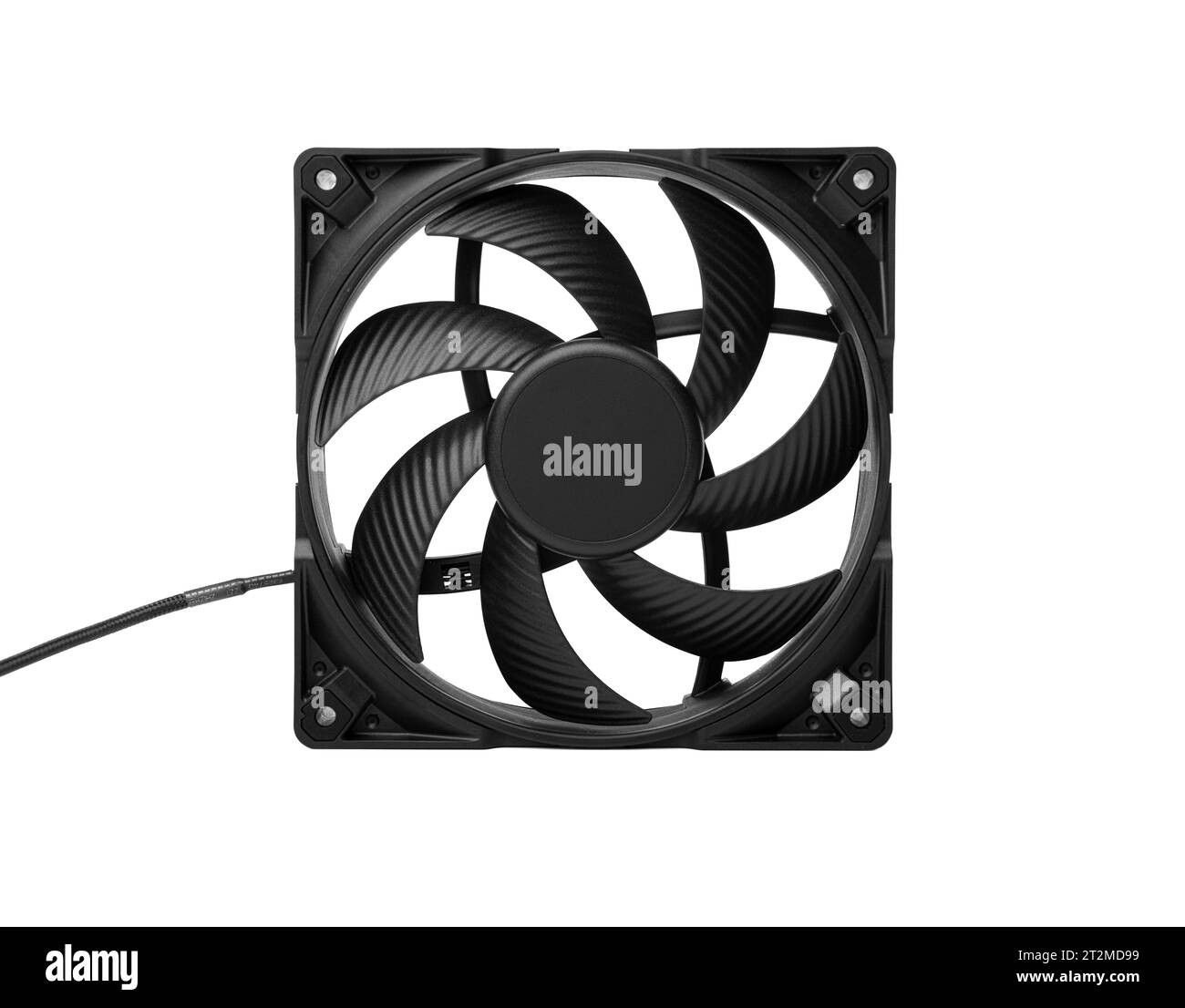 Computer fan cooler isolated on white background Stock Photo - Alamy