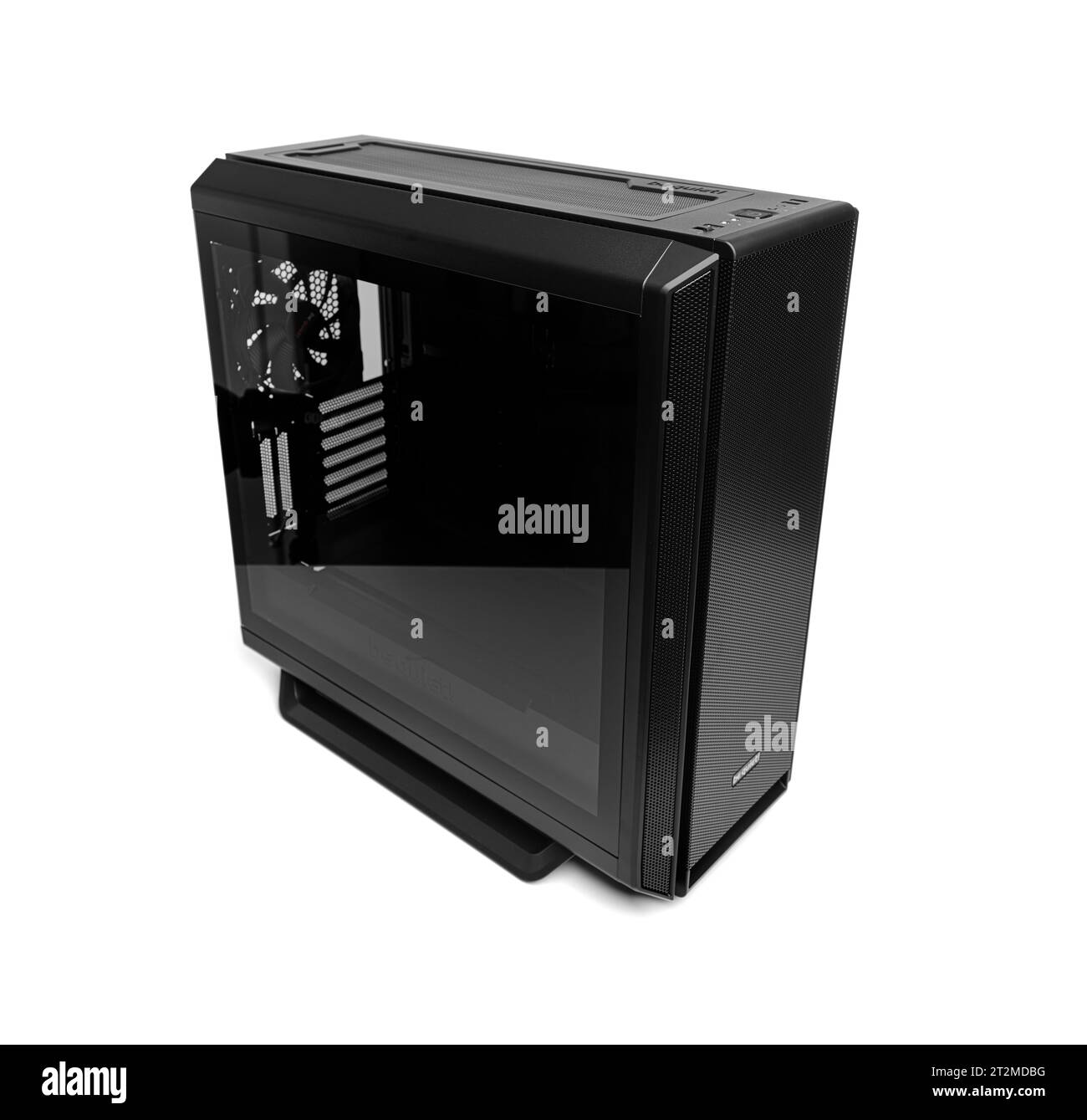 System unit case be quiet silent base 802 on white background Stock ...