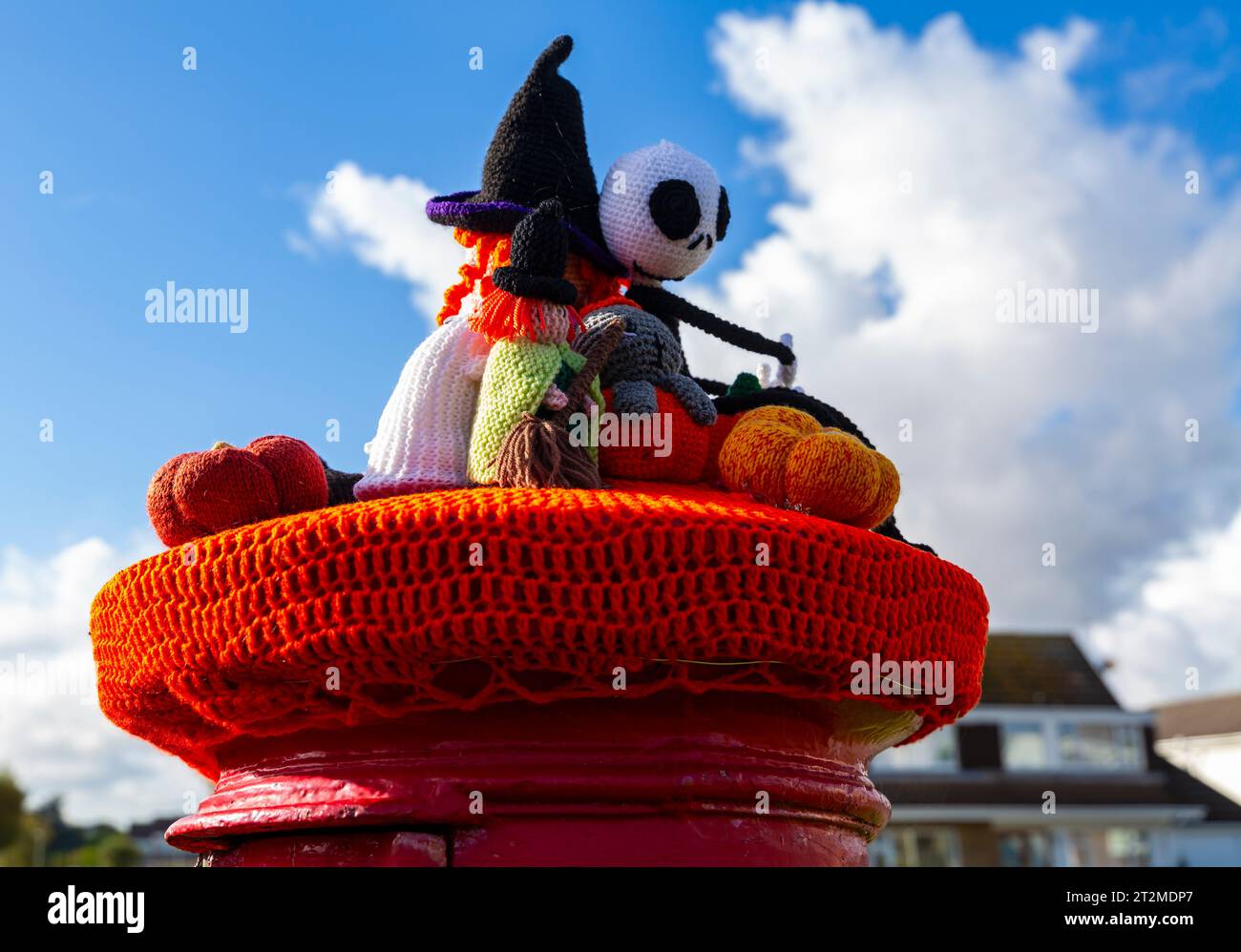 Crocheted post box topper hi-res stock photography and images - Alamy