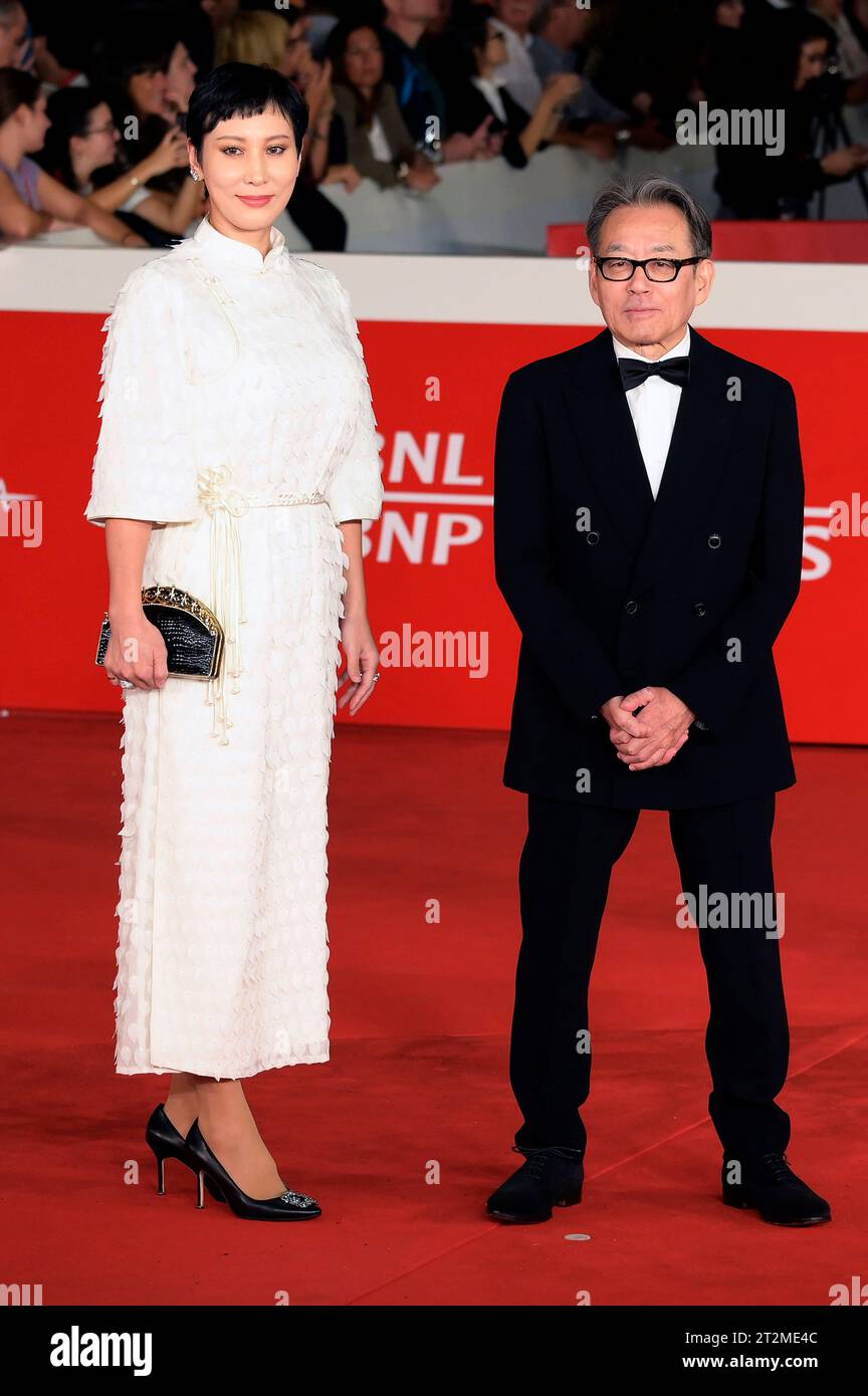 Gerlee Munkhbat und Shigeru Umebayashi bei der Festivaleröffnung mit ...