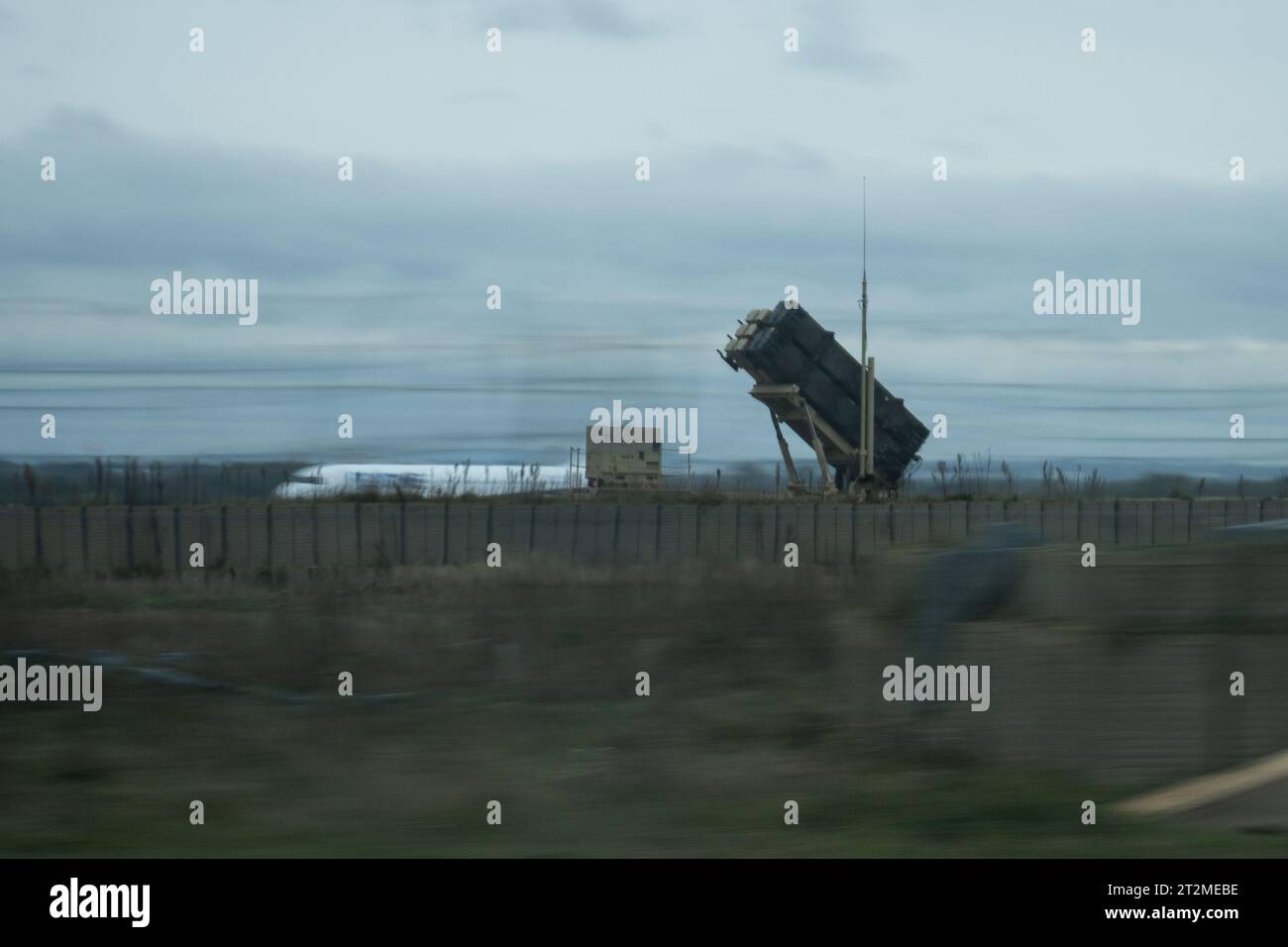 Jasionka, Poland. 19th Oct, 2023. A battery of a Patriot anti-aircraft ...