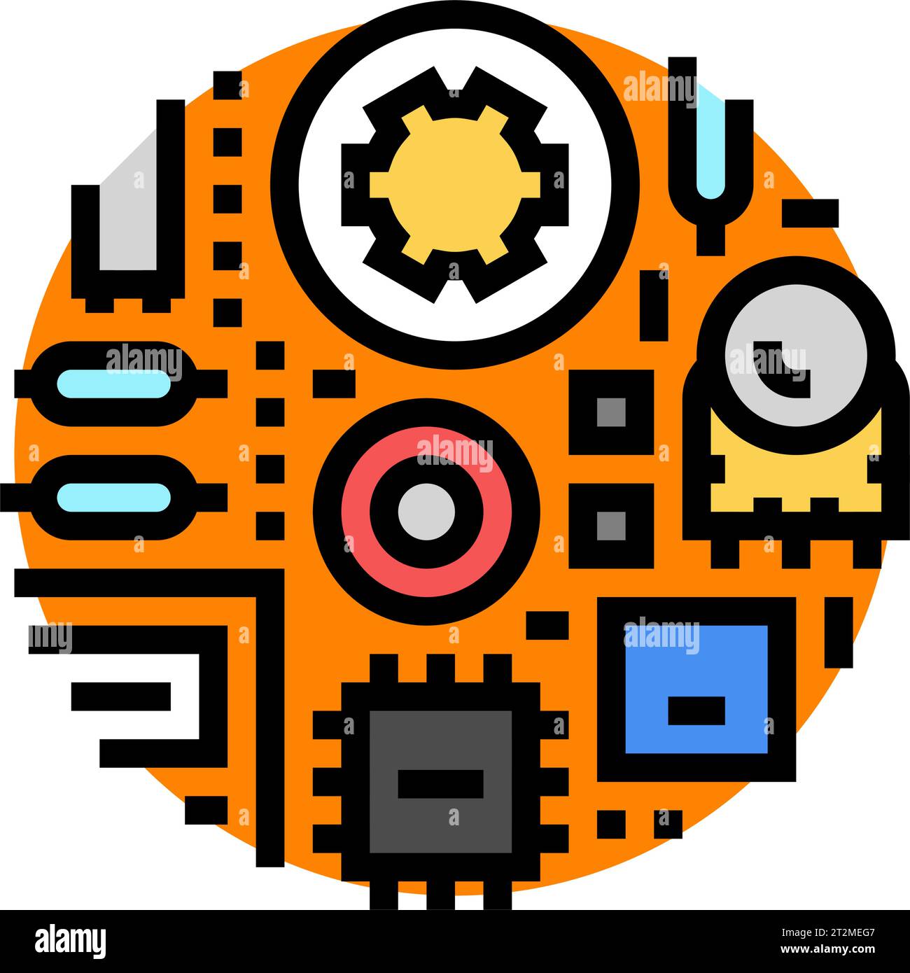 Analog electronics laboratory Stock Vector Images - Alamy