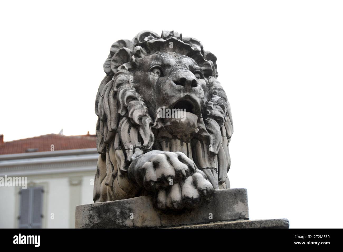 Monza Italy - Bridge of Lions Stock Photo - Alamy