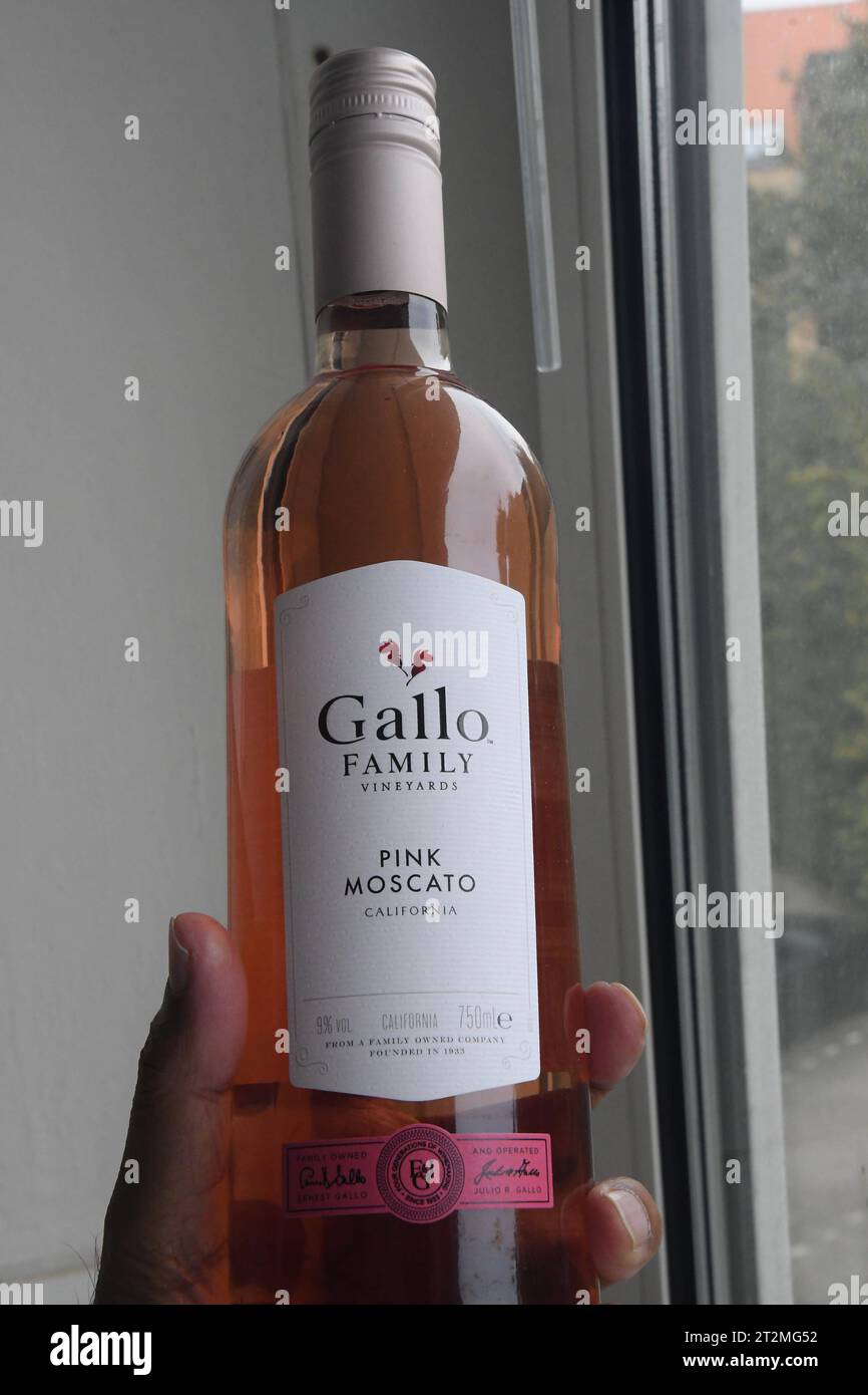 Copenhagen, Denmark /20 October. 2023/.Danish grocery store sells pink ...