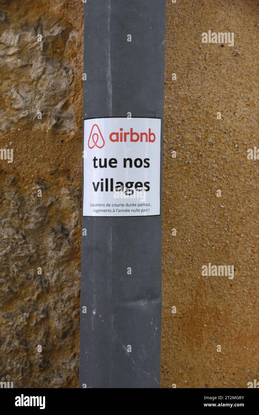 Opponents of Airbnb, Anti Airbnb Sign or Sticker 'Airbnb is killing our ...