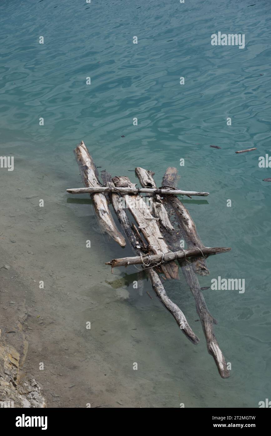 Wooden raft hi-res stock photography and images - Alamy