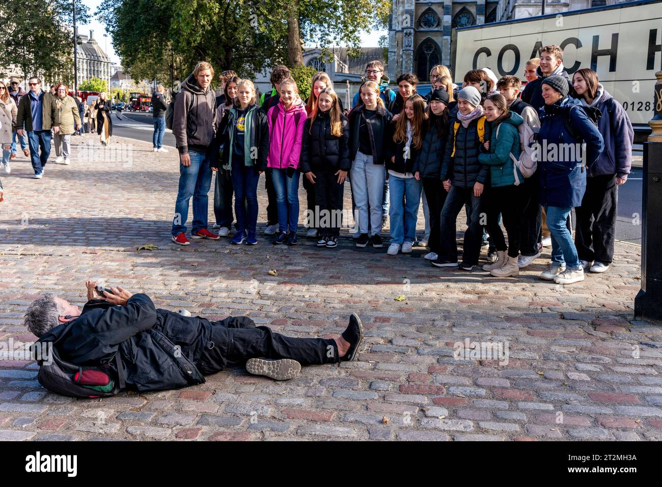 Man lying ground people hi-res stock photography and images - Alamy