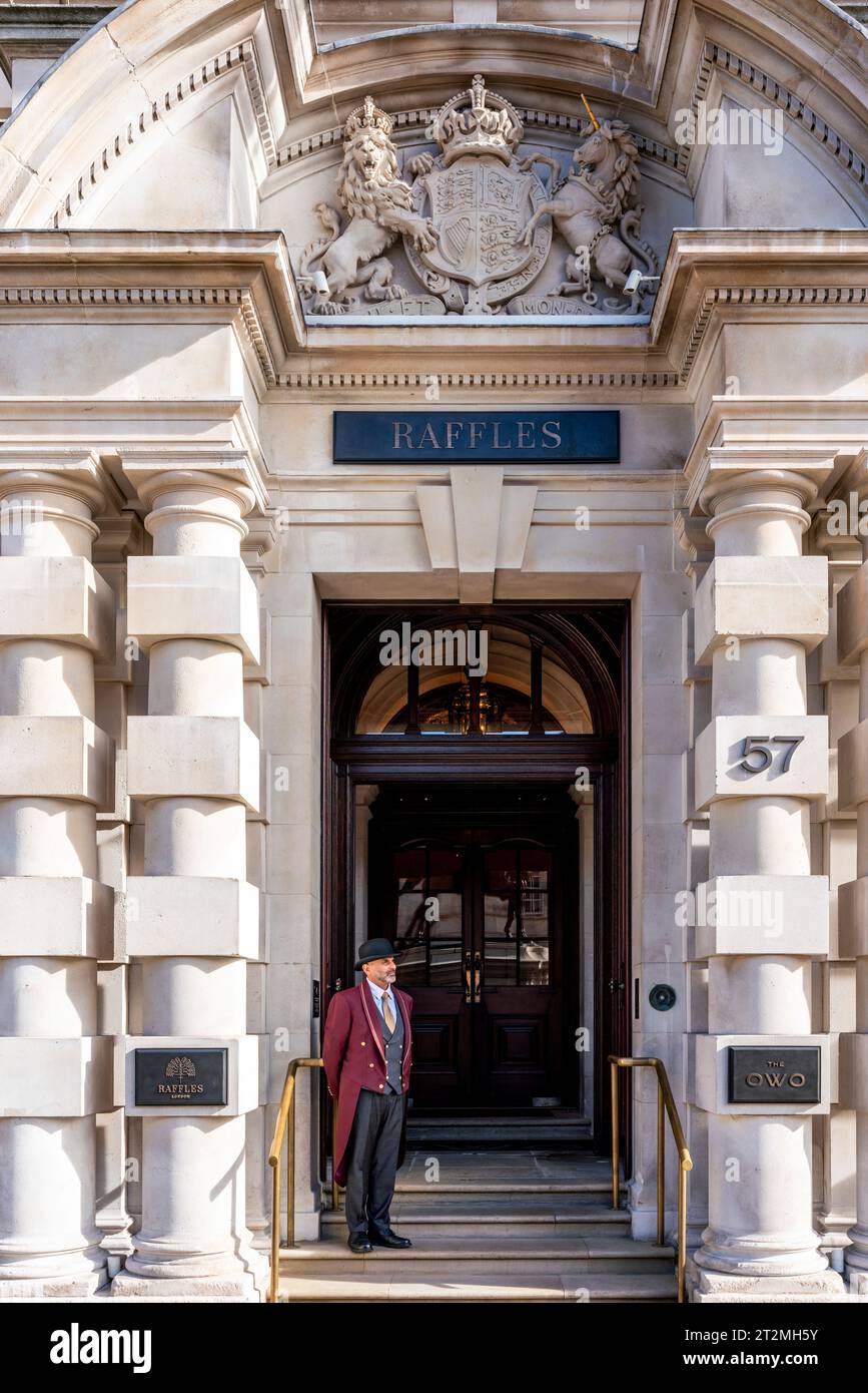 Raffles London At The OWO, Whitehall, London, UK Stock Photo - Alamy