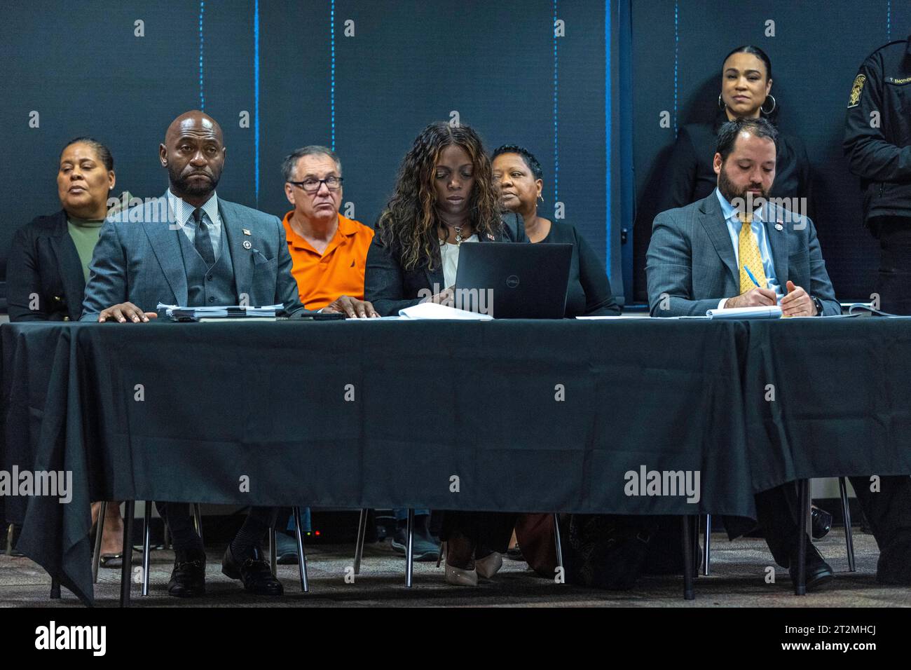 Fulton County District Attorney Special Prosecutor Nathan Wade, left ...