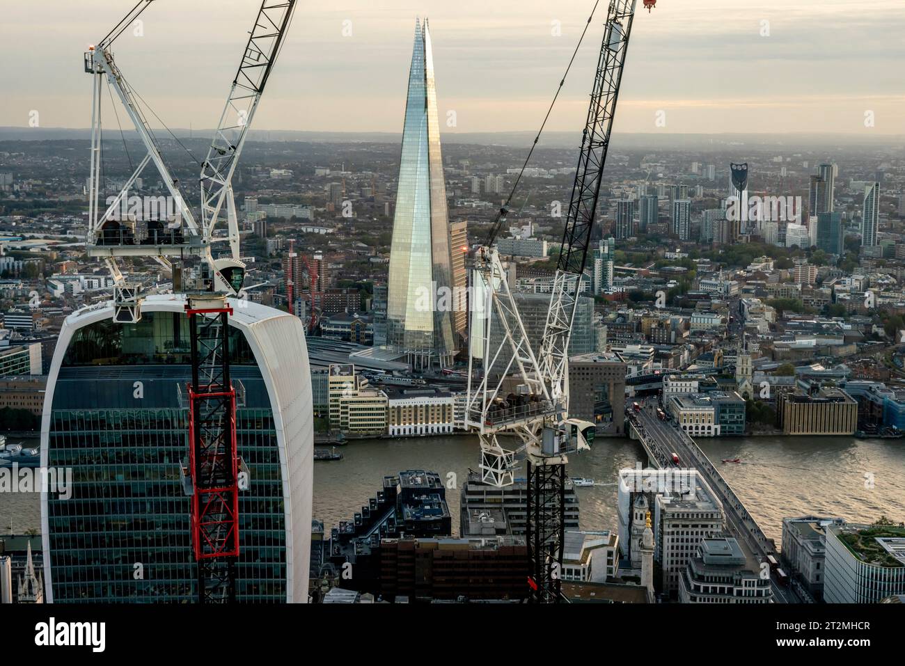 The Shard and Twenty Fenchurch Building Seen From The Lookout Viewing ...