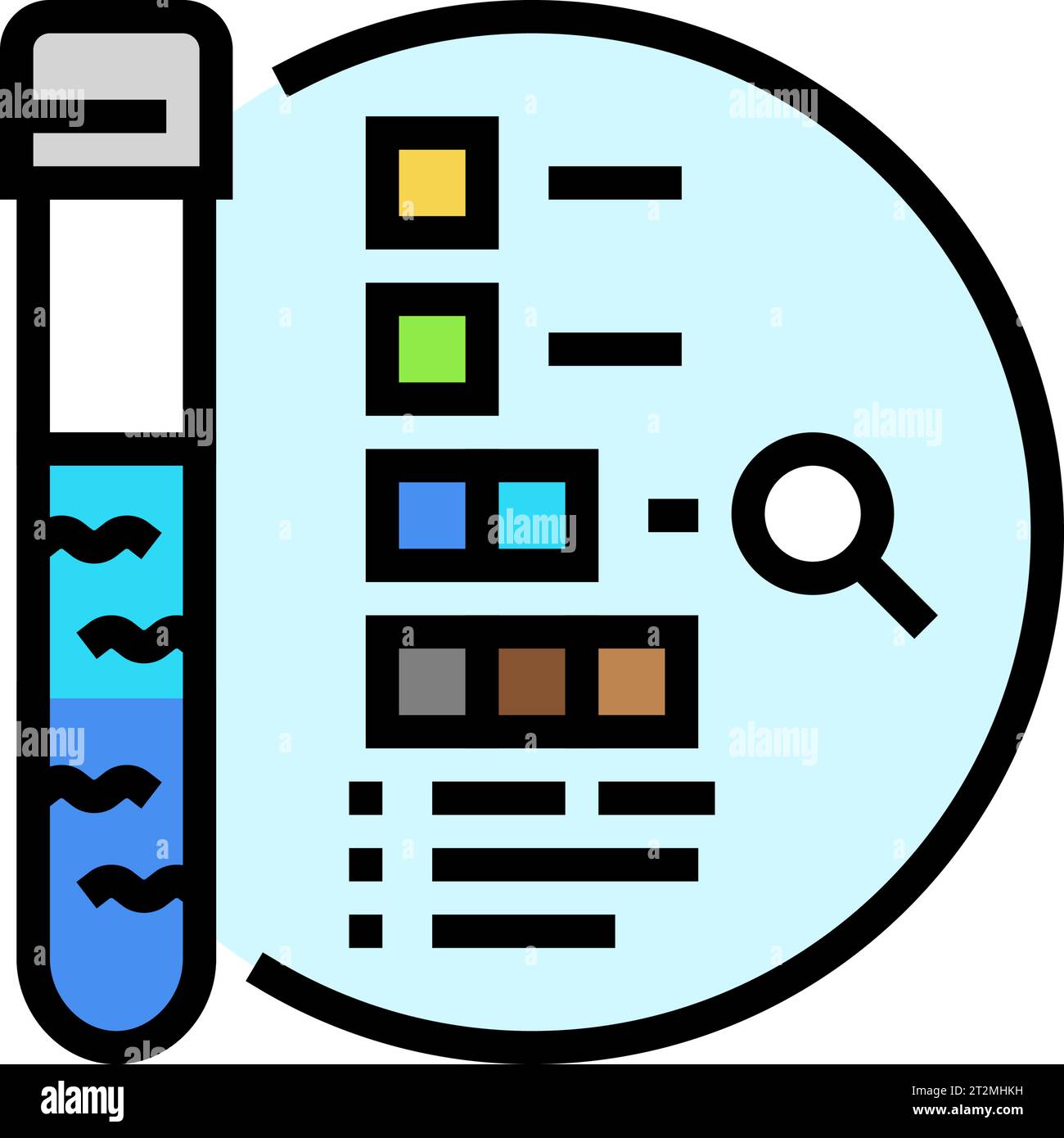 borehole logging hydrogeologist color icon vector illustration Stock ...