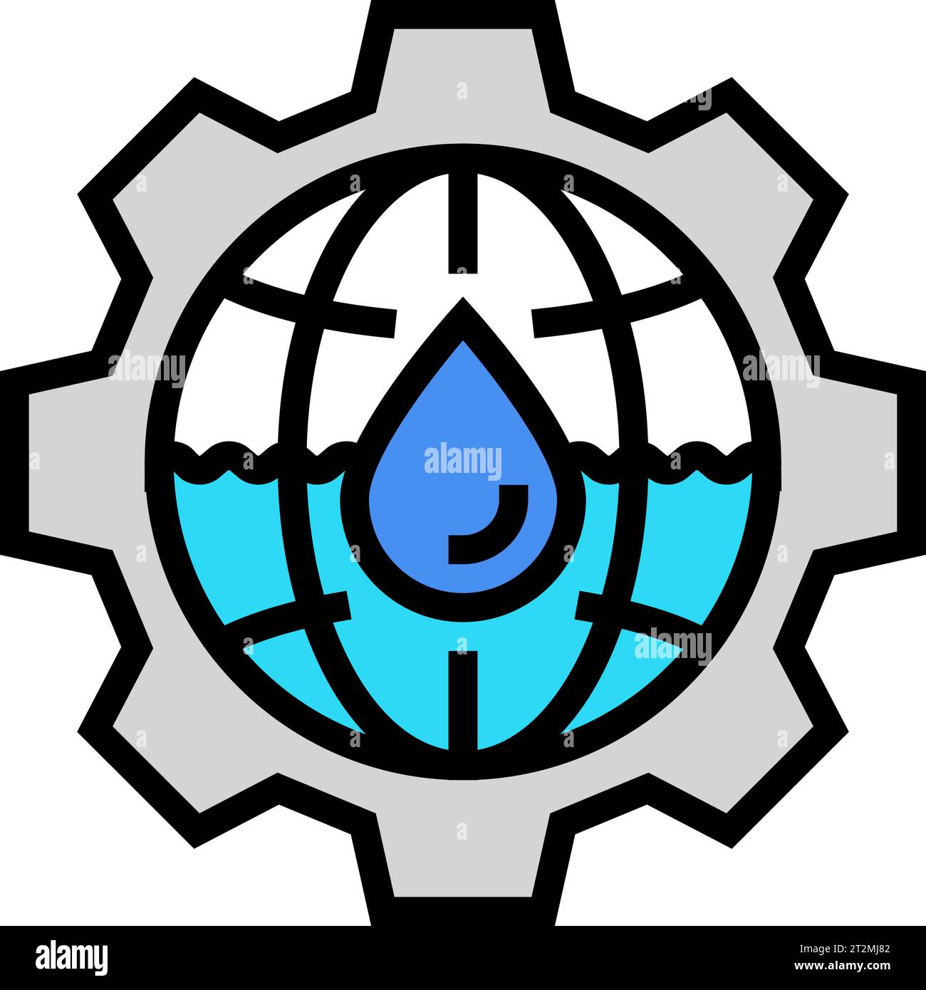 underground water hydrogeologist color icon vector illustration Stock ...