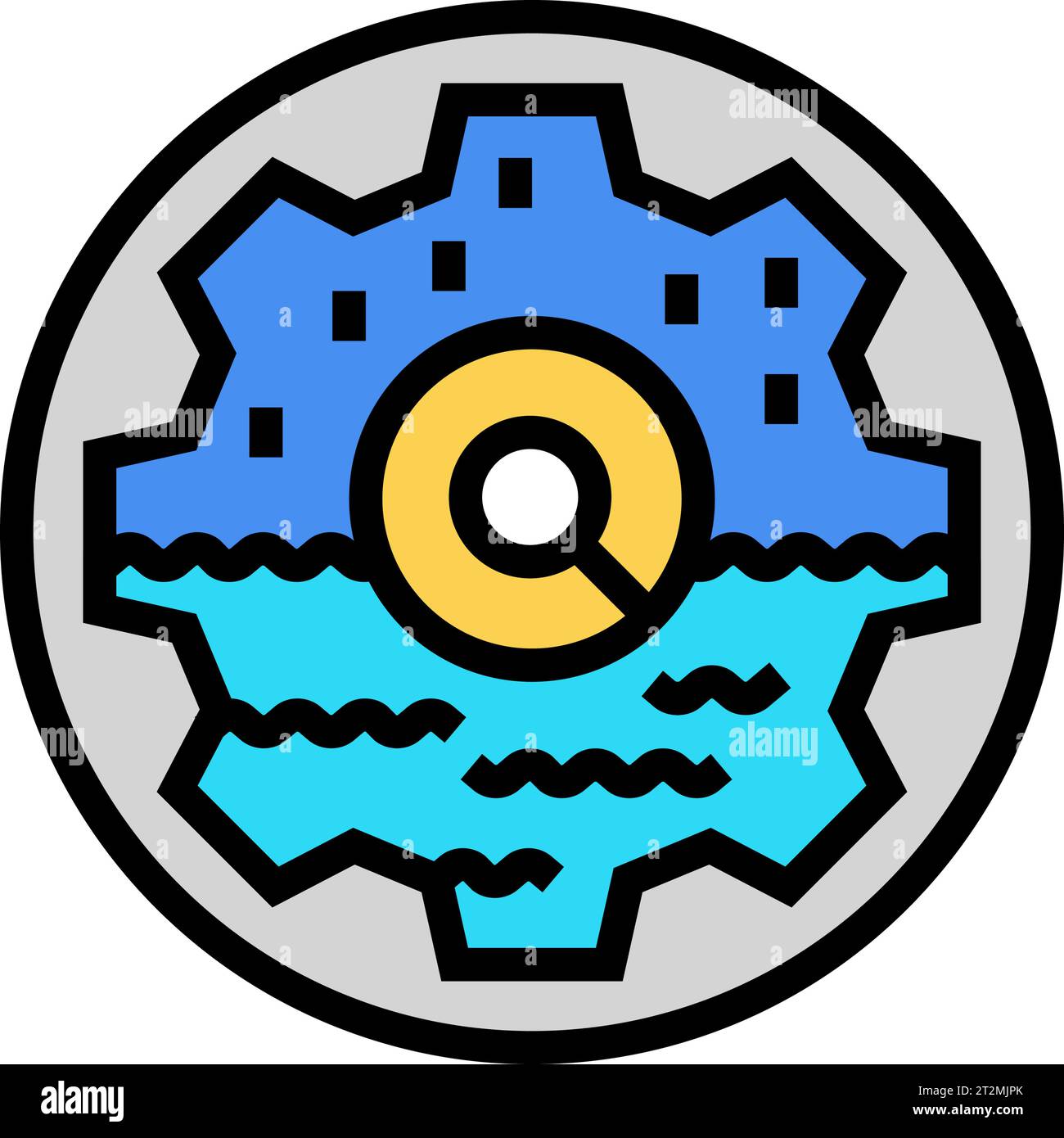water well testing hydrogeologist color icon vector illustration Stock ...