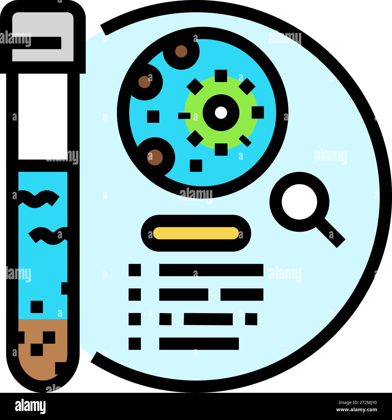 pumping tests hydrogeologist color icon vector illustration Stock ...