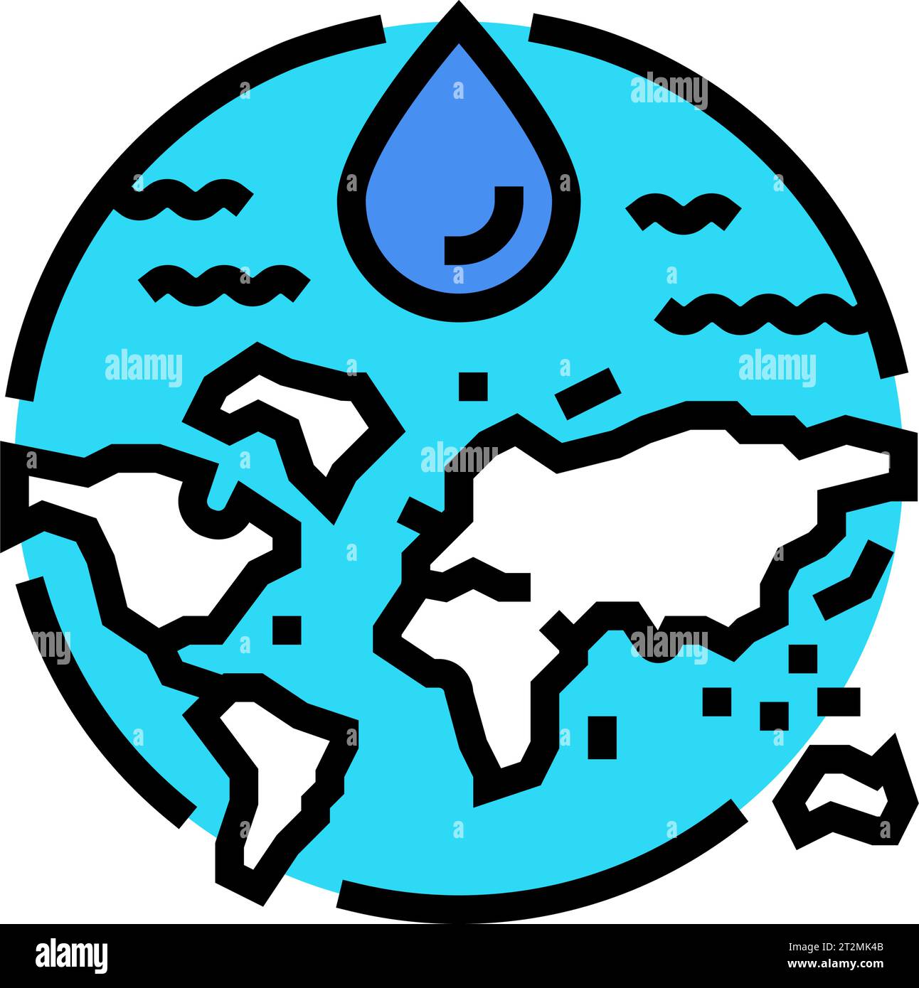 aquifer recharge hydrogeologist color icon vector illustration Stock ...