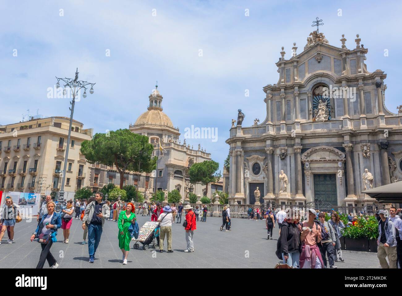 The Metropolitan Cathedral of Saint Agatha, Catania, Sicily, Italy ...