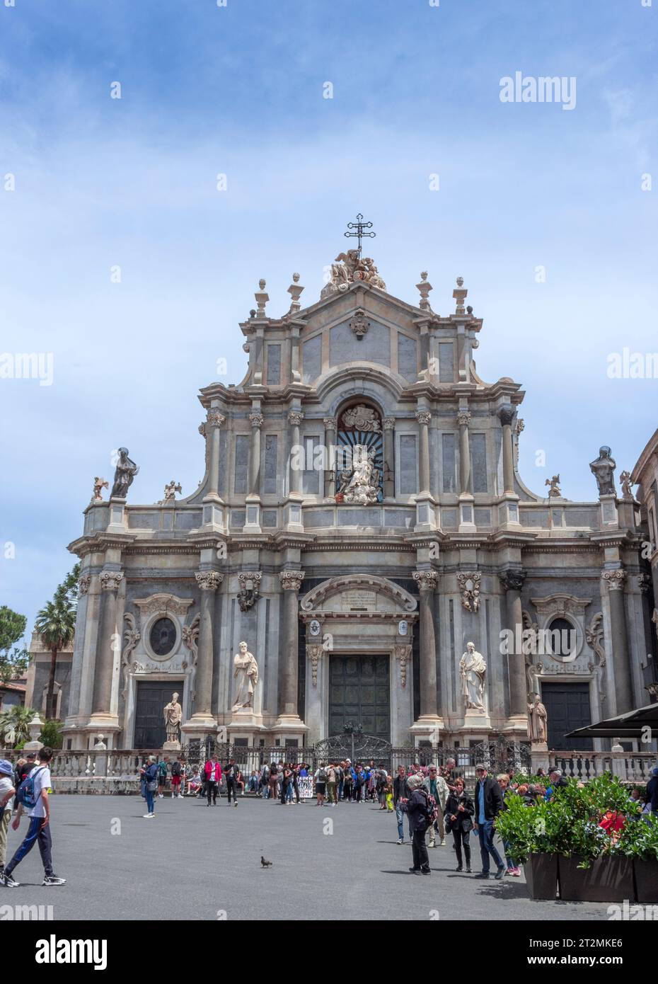 The Metropolitan Cathedral of Saint Agatha, Catania, Sicily, Italy ...