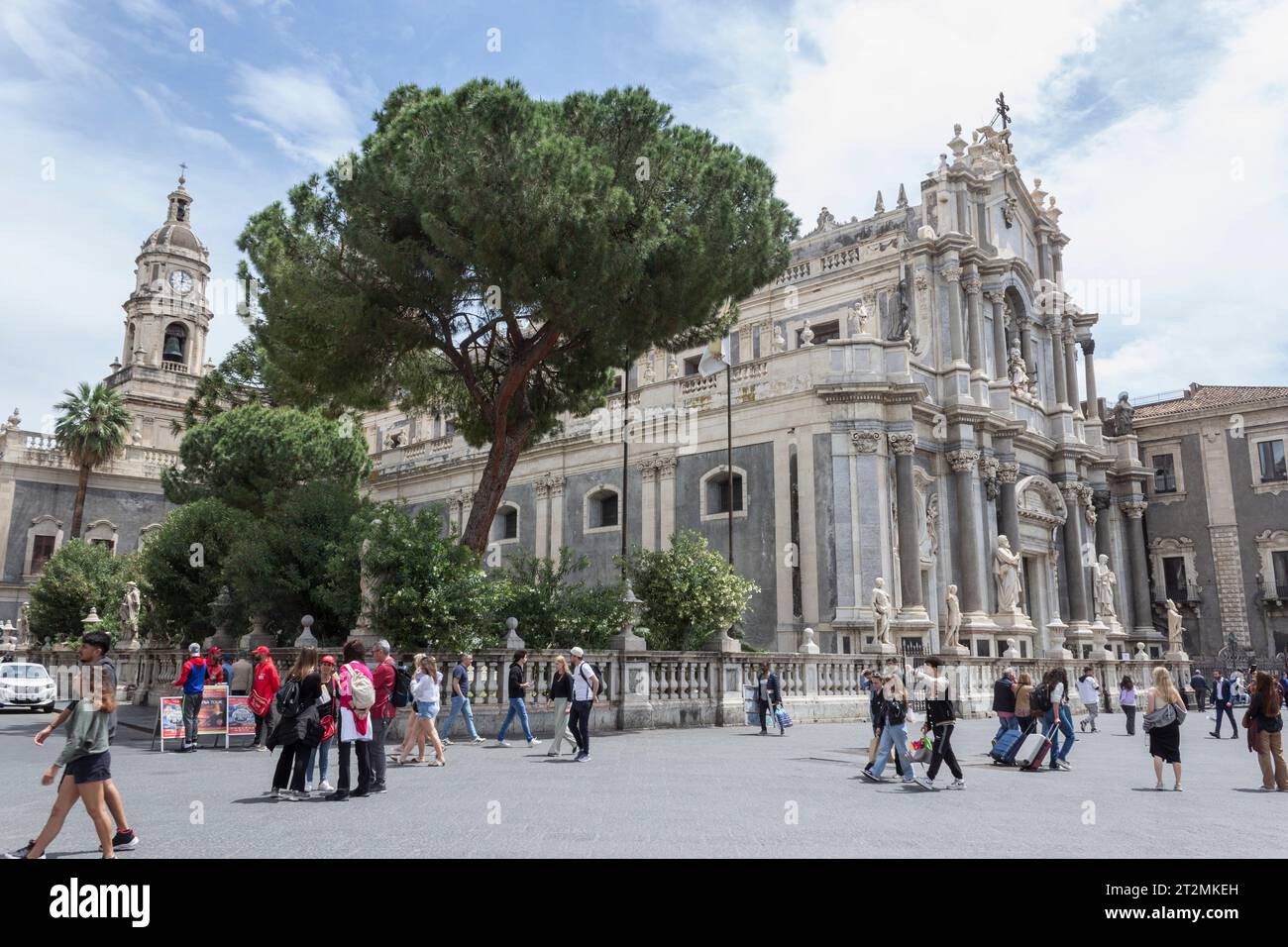 The Metropolitan Cathedral of Saint Agatha, Catania, Sicily, Italy ...