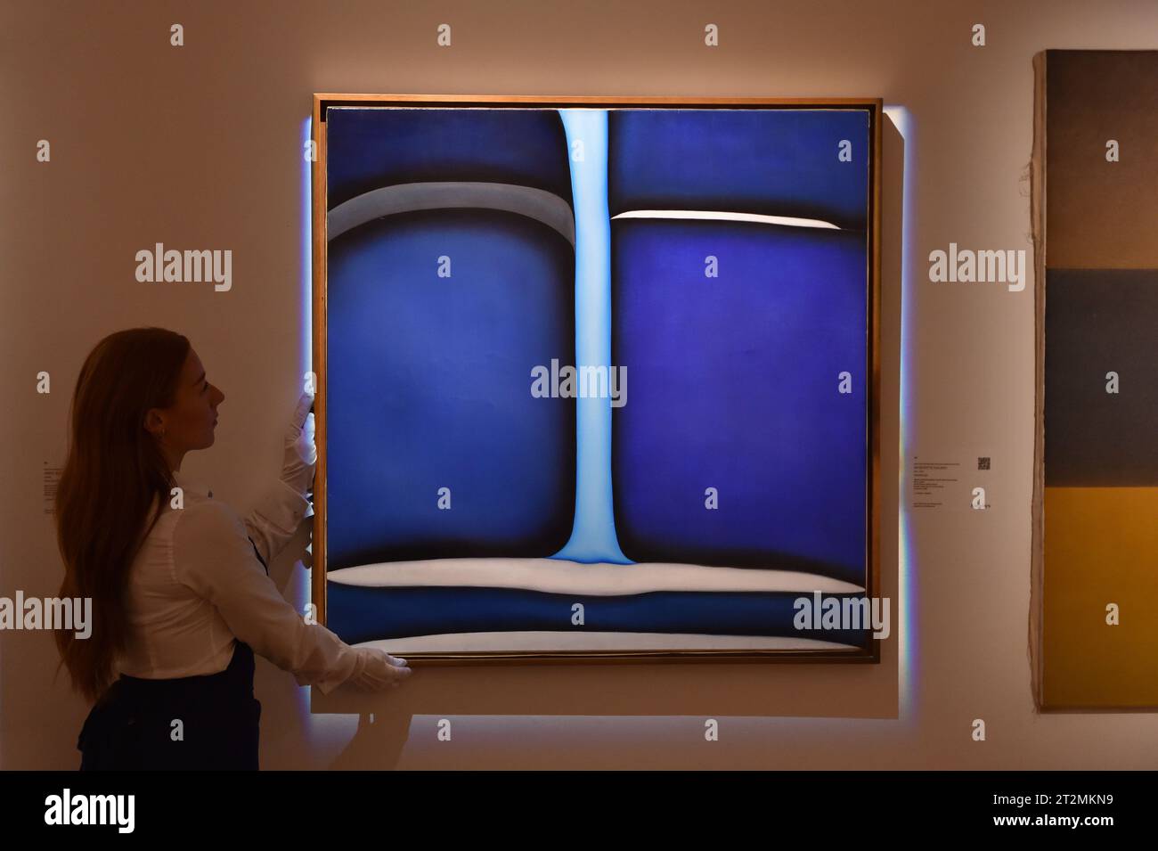 London, England, UK. 20th Oct, 2023. Untitled Huguette Caland's artwork ...